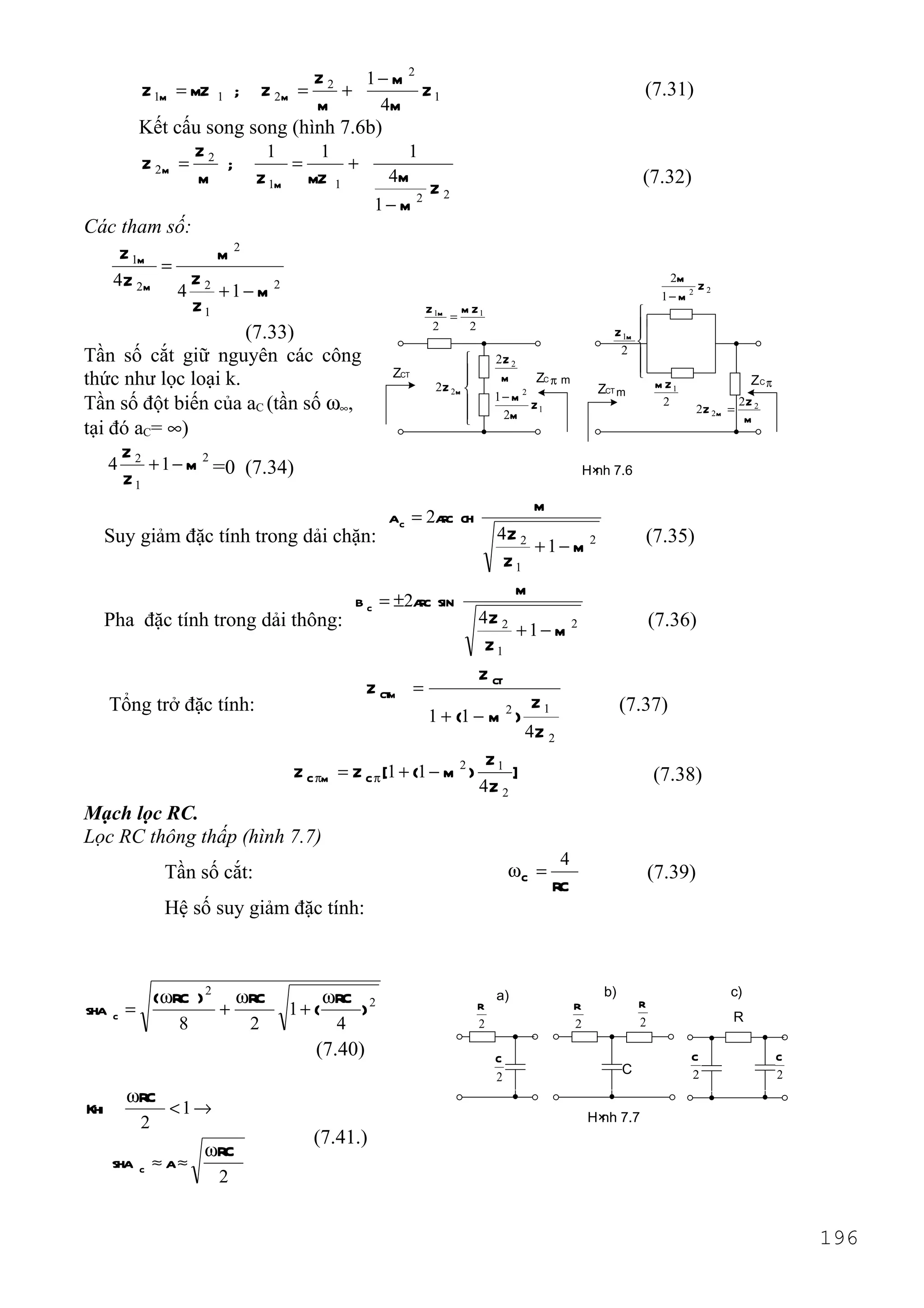 Chuong 7.1 mach loc dien | DOC