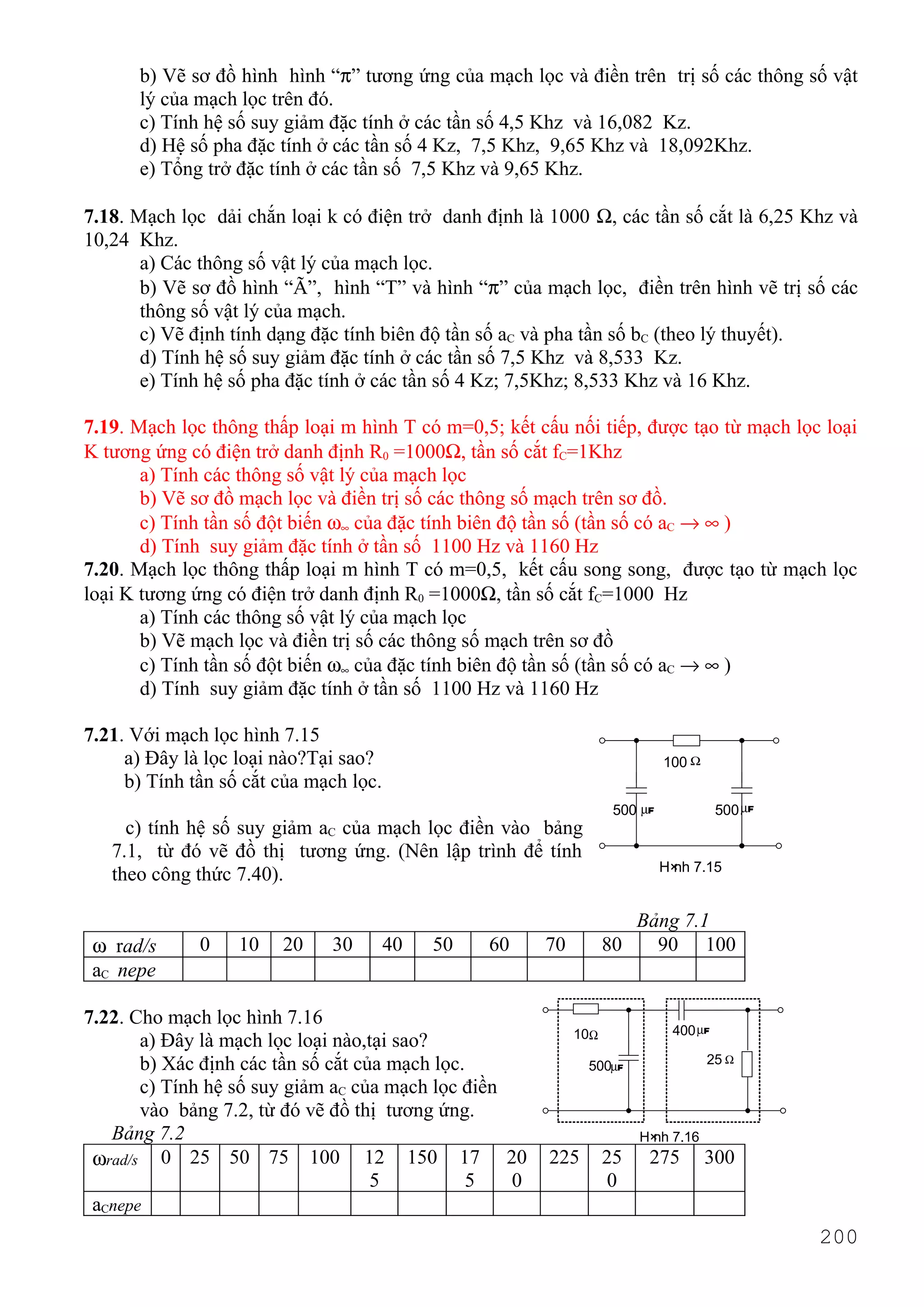 Chuong 7.1 mach loc dien | DOC