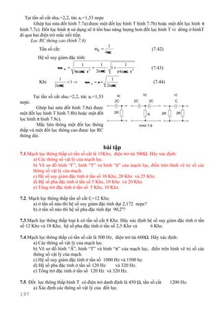 Chuong 7.1 mach loc dien | DOC