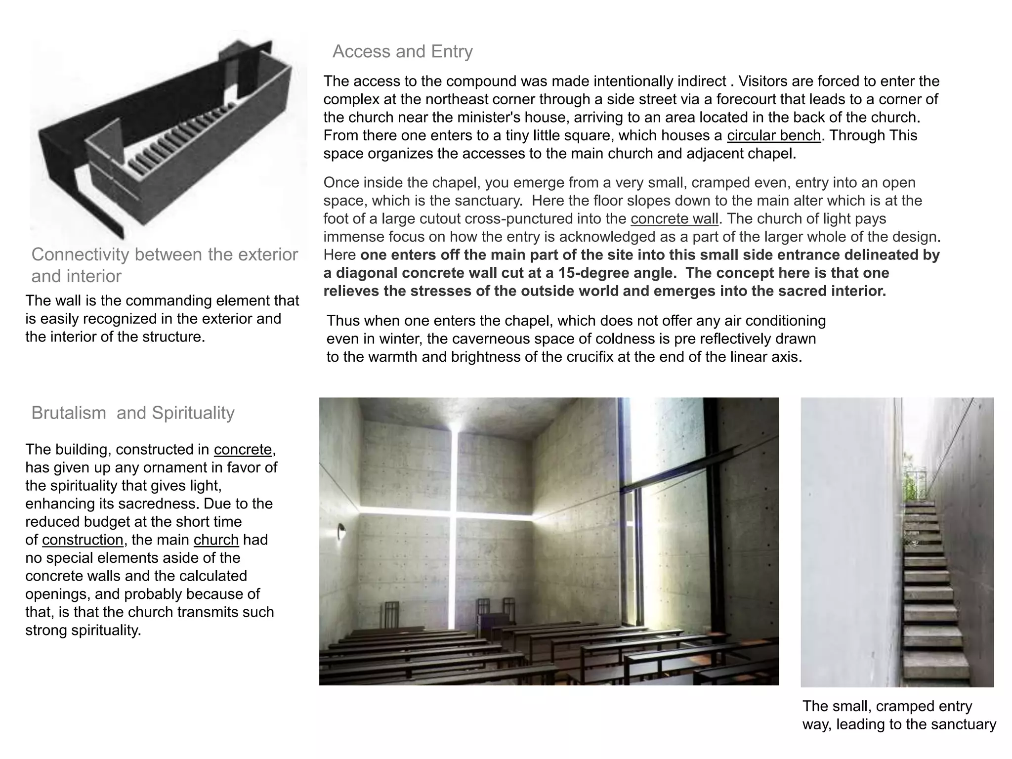 Church of light- A Case study | PPTX
