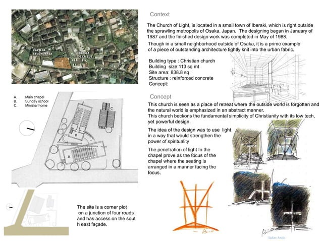 Church of light- A Case study | PPTX