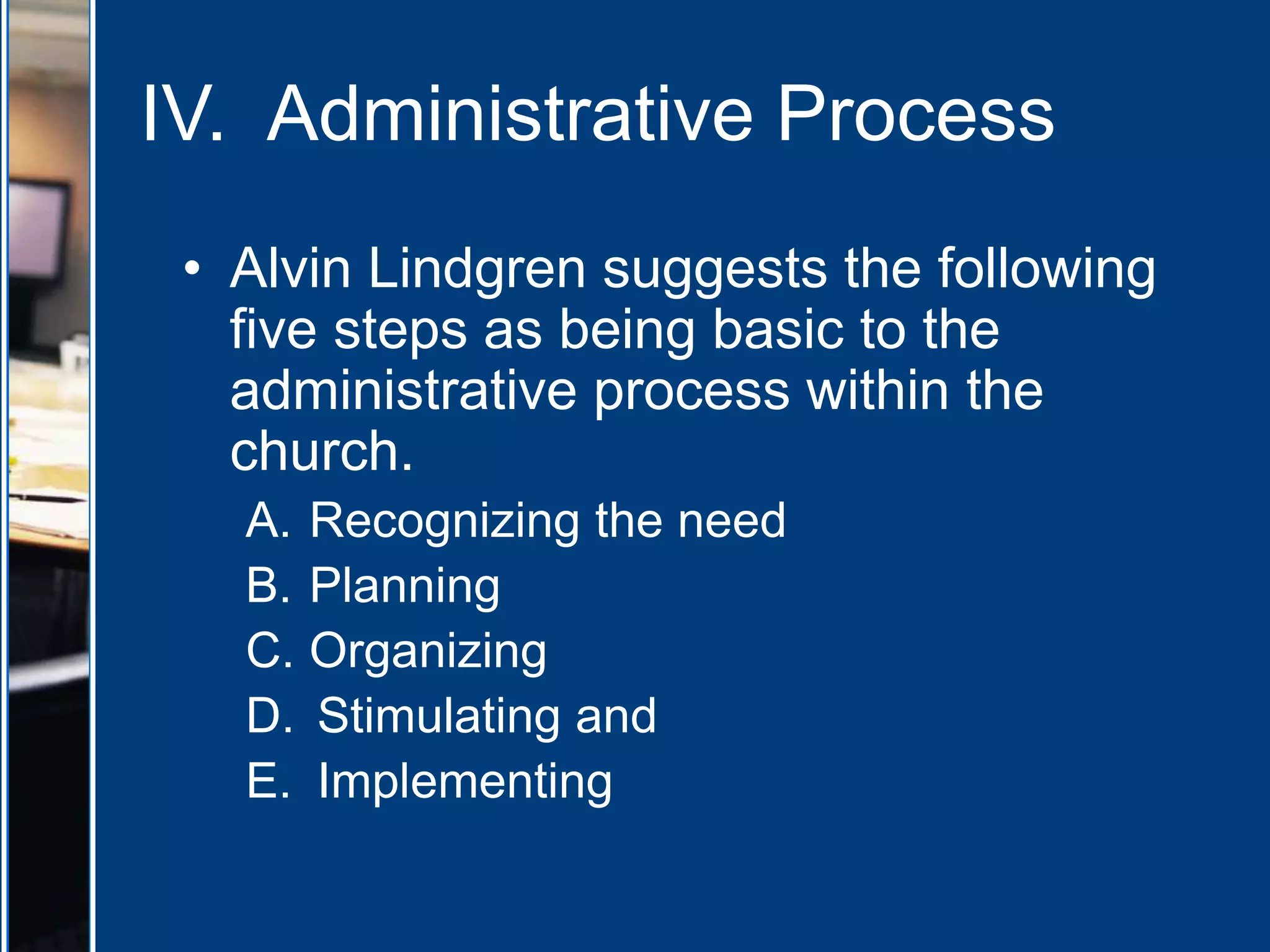 Church administration | PPT