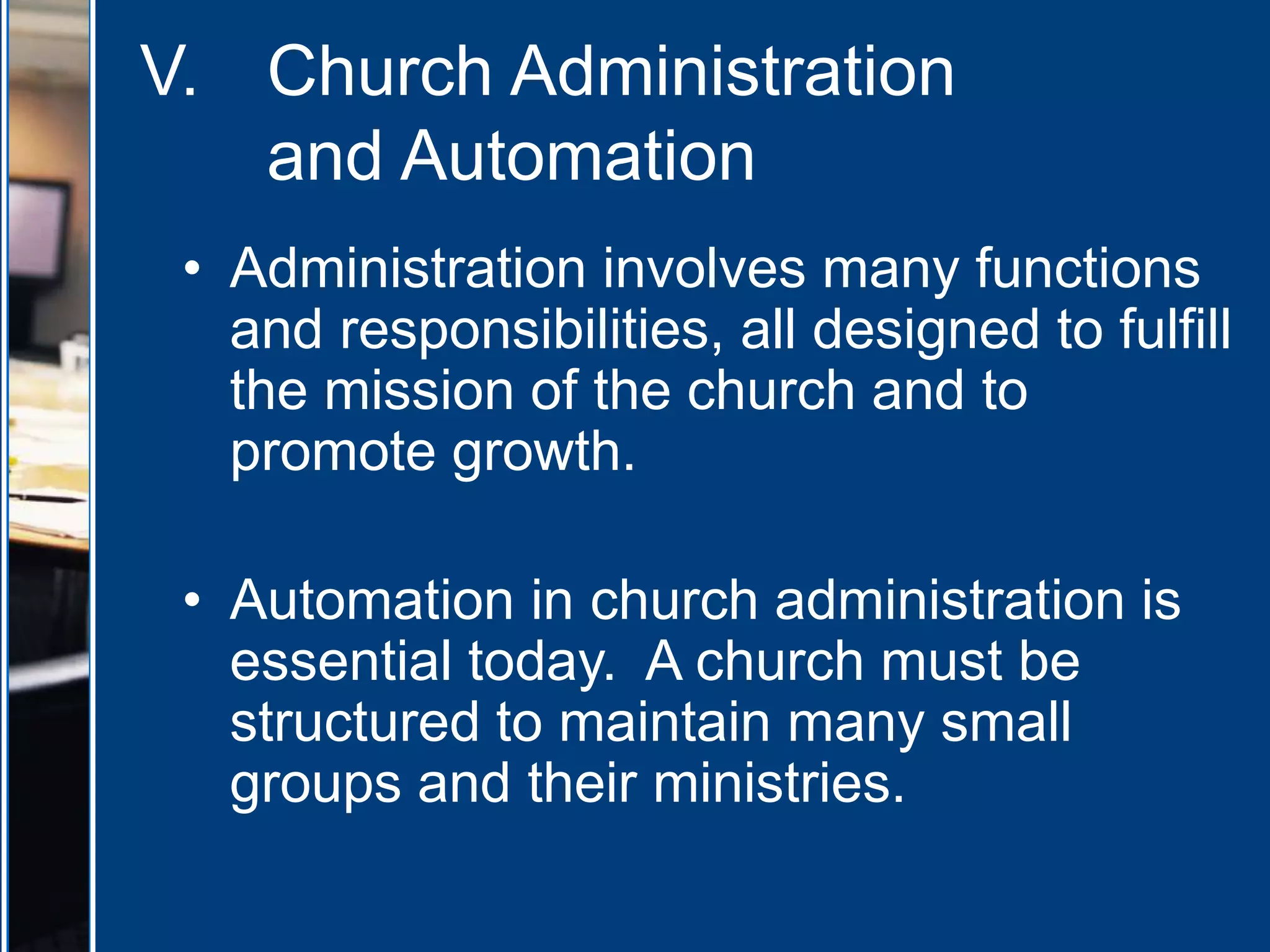 Church administration | PPT