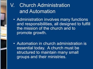 Church administration | PPT