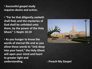 LDS in 2013: How We Can Use Technology To Live And Share The Gospel | PPT