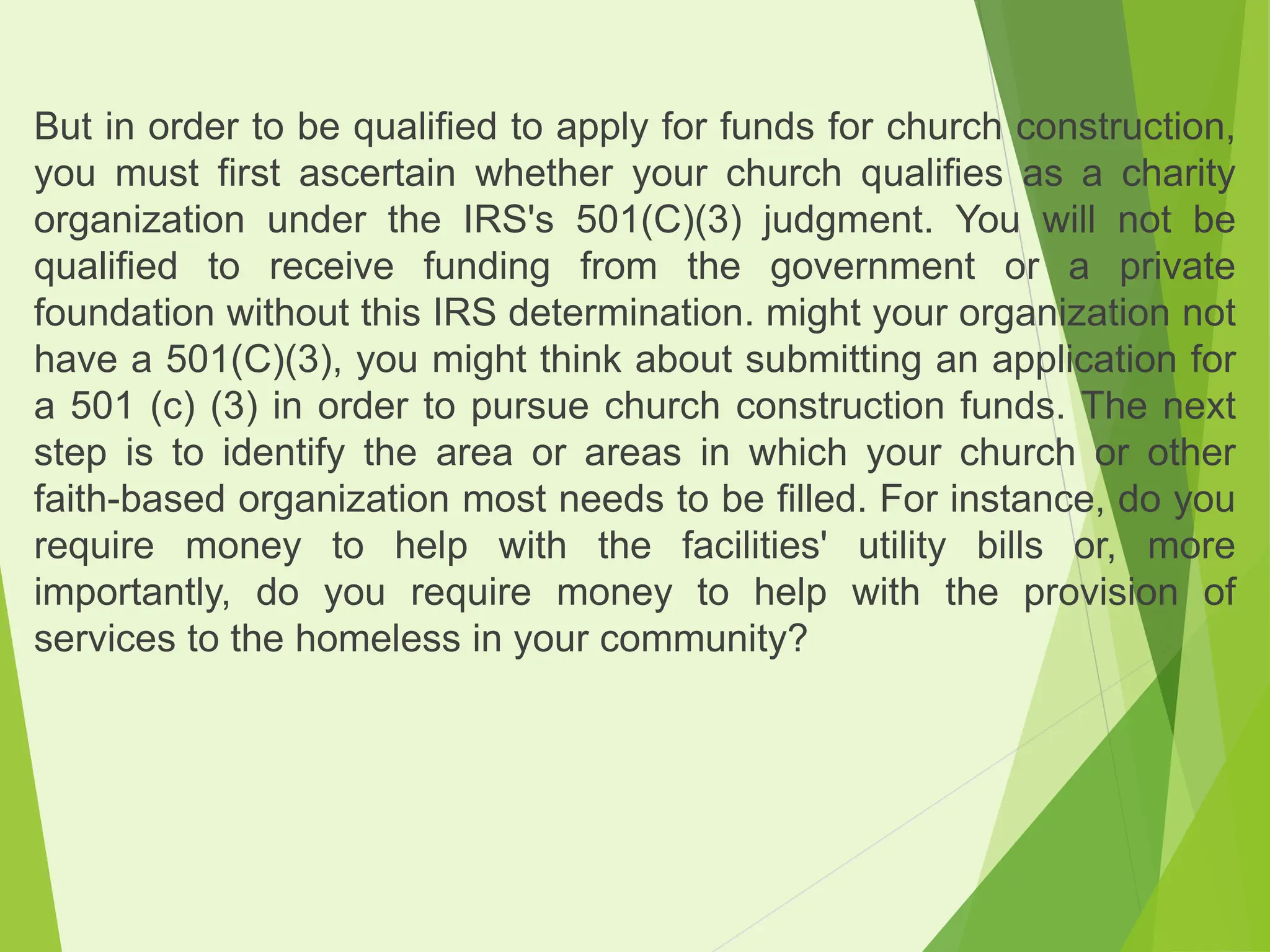 Church Building Grants To Assist With New Construction, Additions, And ...