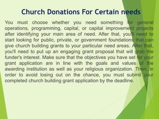 Church Building Grants To Assist With New Construction, Additions, And ...