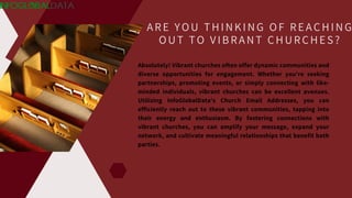 How can you benefit from using InfoGlobalData List of church Email Addresses? | PPT