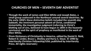 Churches of men seventh day adventist | PPTX