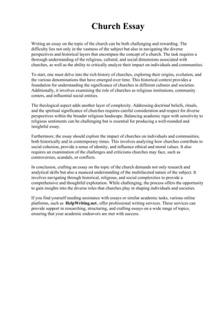 Church Essay.pdf