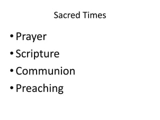 Church etiquette | PPTX