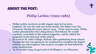 Church going by Philip Larkin.pptx