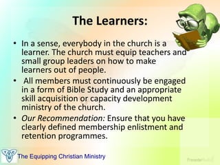 Church Growth and Christian Education | PPTX