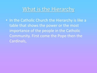 Church hierarchy | PPTX