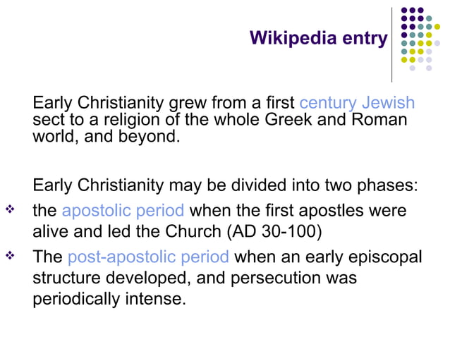 Church History | PPT