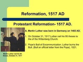 CHURCH HISTORY-Reformation to the Present.ppt
