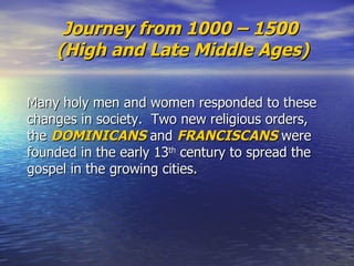 Church history 1000 1500 | PPT