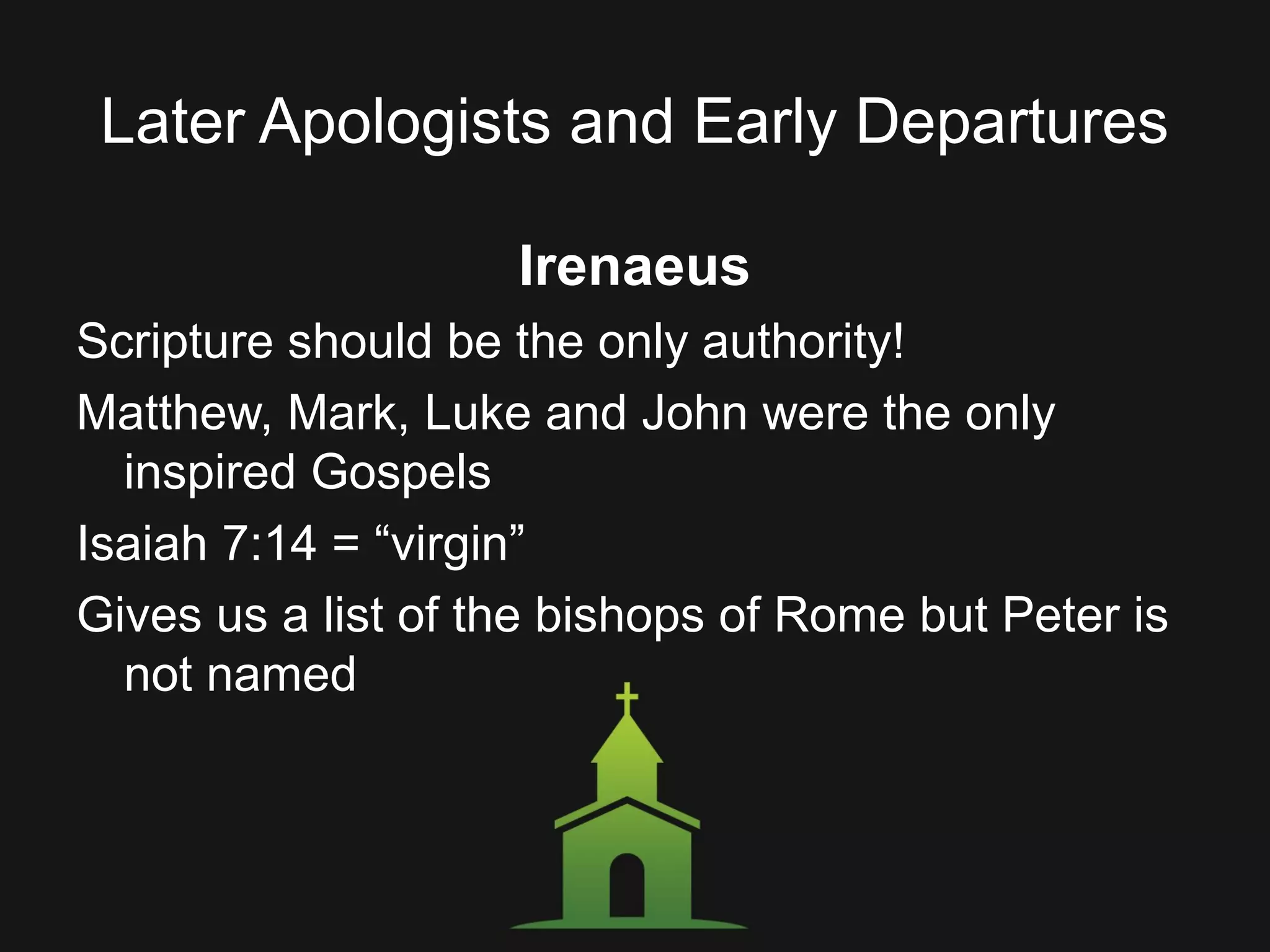 Church history class | PPT