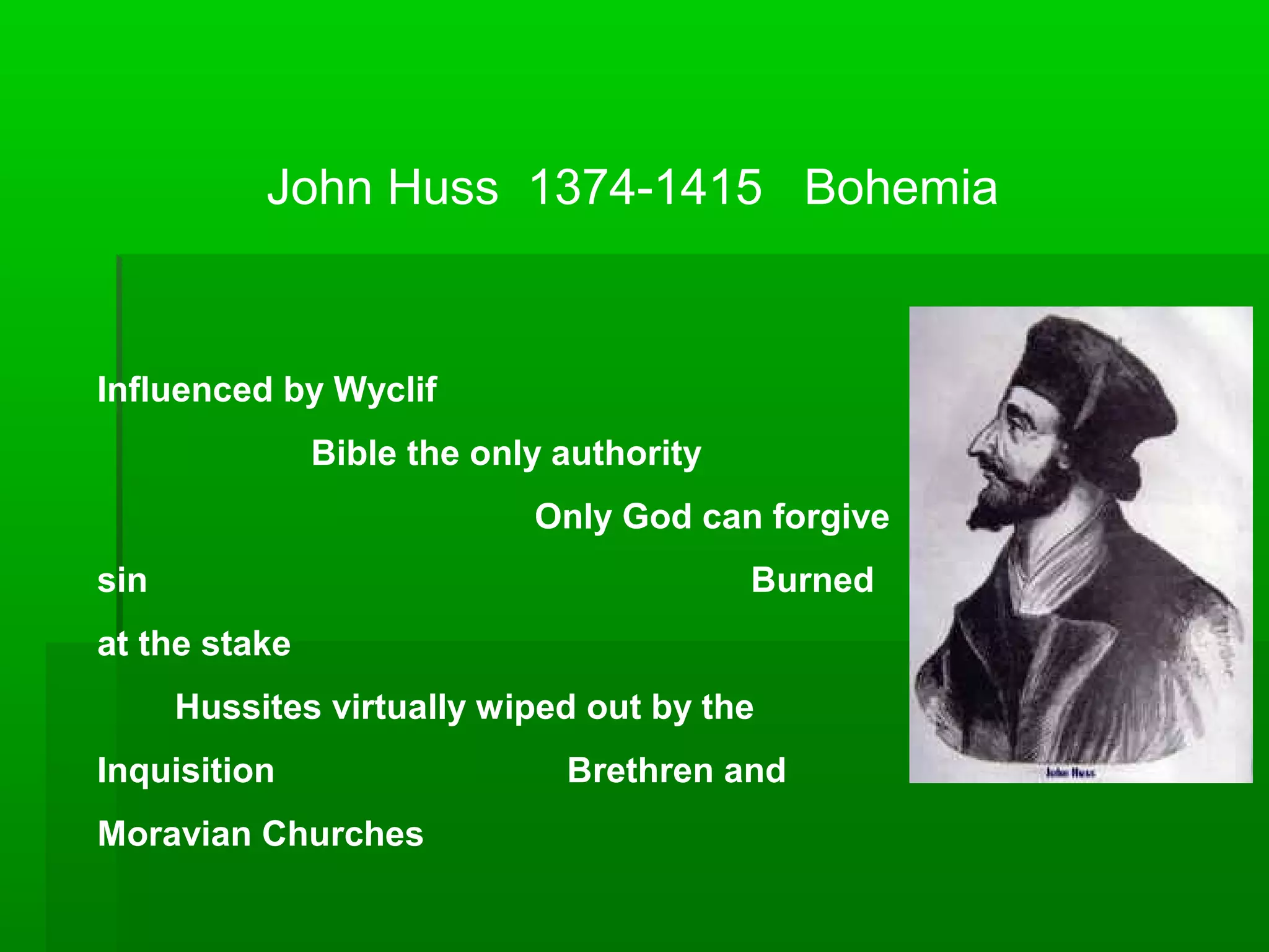 Power Point and Notes for Class on Church History | PPT
