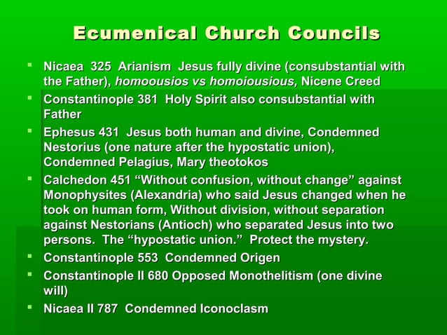 Power Point and Notes for Class on Church History | PPT | Christianity ...