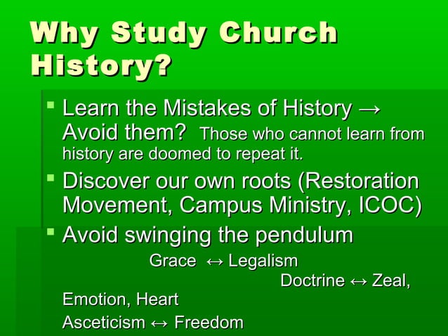 Power Point and Notes for Class on Church History | PPT | Christianity ...