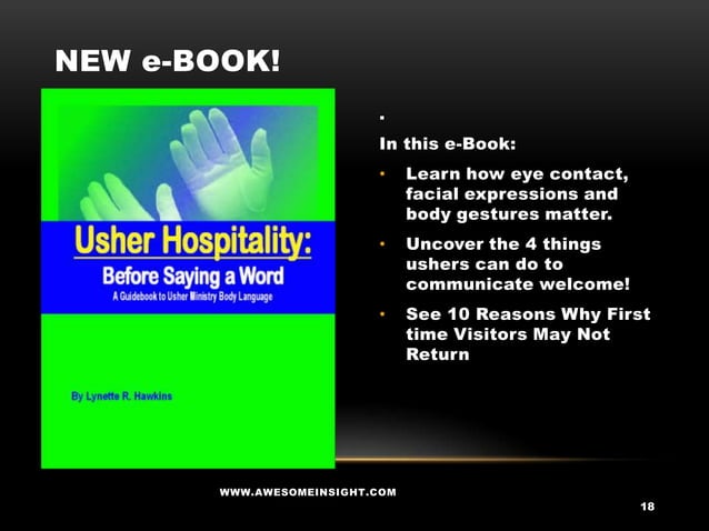 How to Train Church Ushers | PPTX