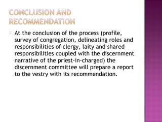 Church of good shepherd discernment process | PPT