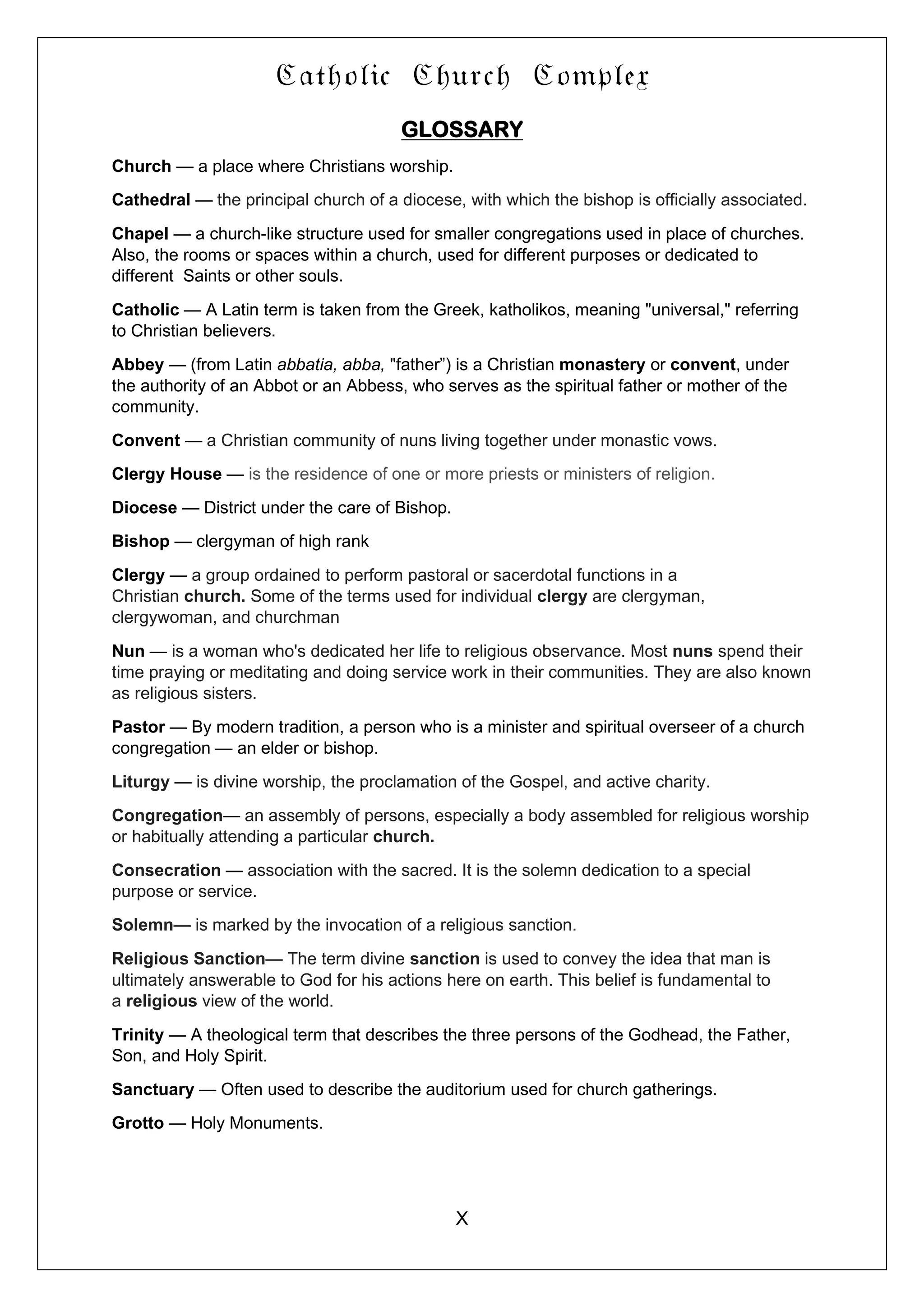 Church of salvation (catholic church complex) thesis report by hebron ...
