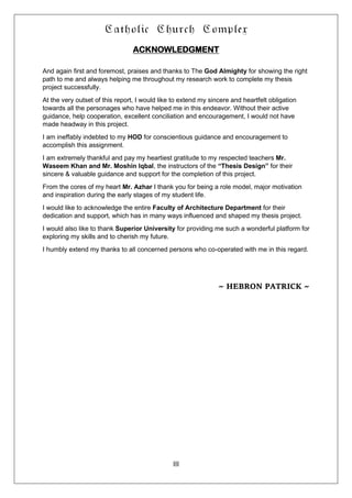 Church of salvation (catholic church complex) thesis report by hebron ...
