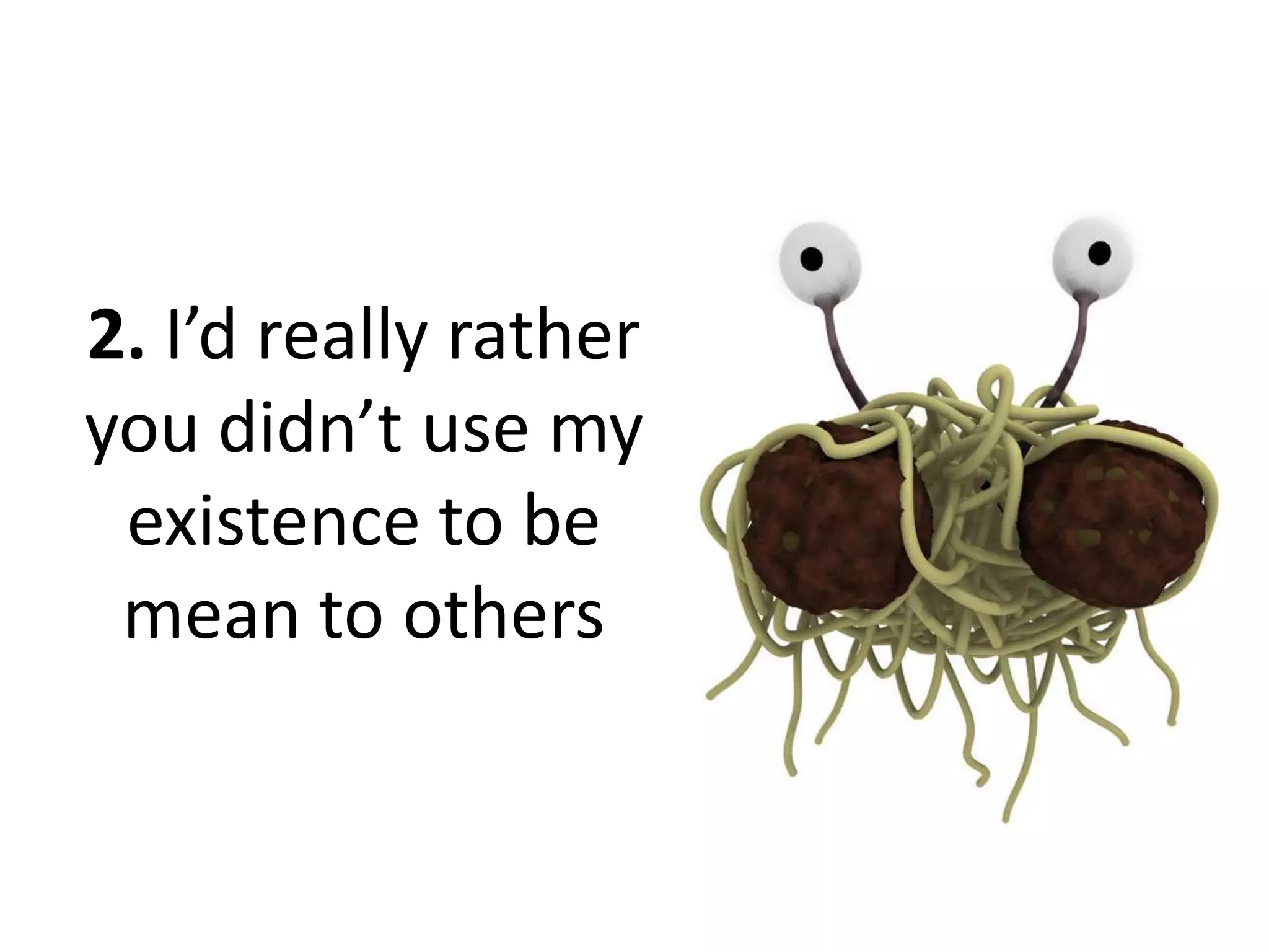 Church of the flying spaghetti monster pastafarianism | PPTX
