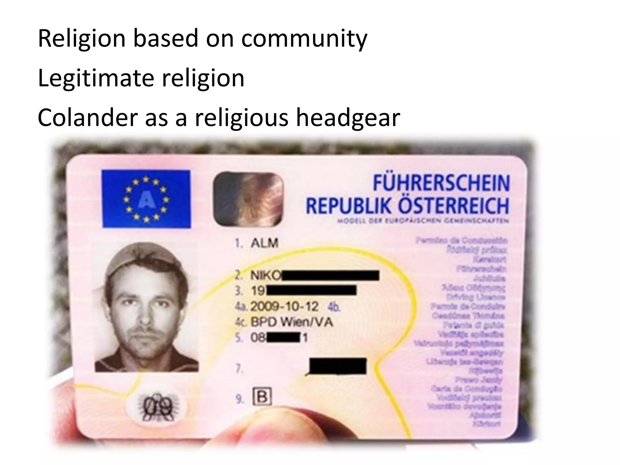 Church of the flying spaghetti monster pastafarianism | PPTX