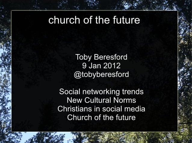 Church of the future | PPT