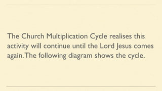 Church planting 7: Church multiplication | PPT