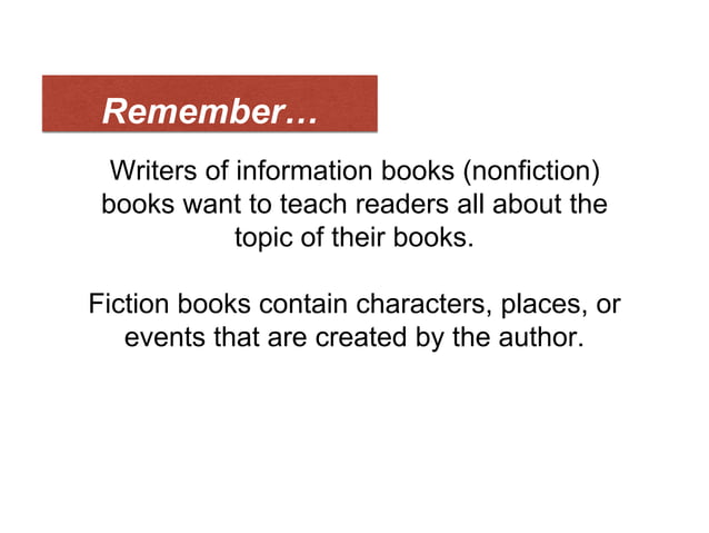 Fiction Vs NonFiction | PPTX | Fiction | Books and Literature
