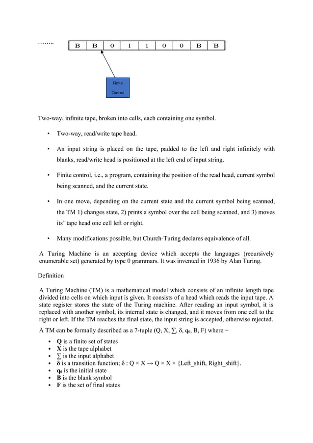 churchthesis.docx turing machine and undecidability | PDF