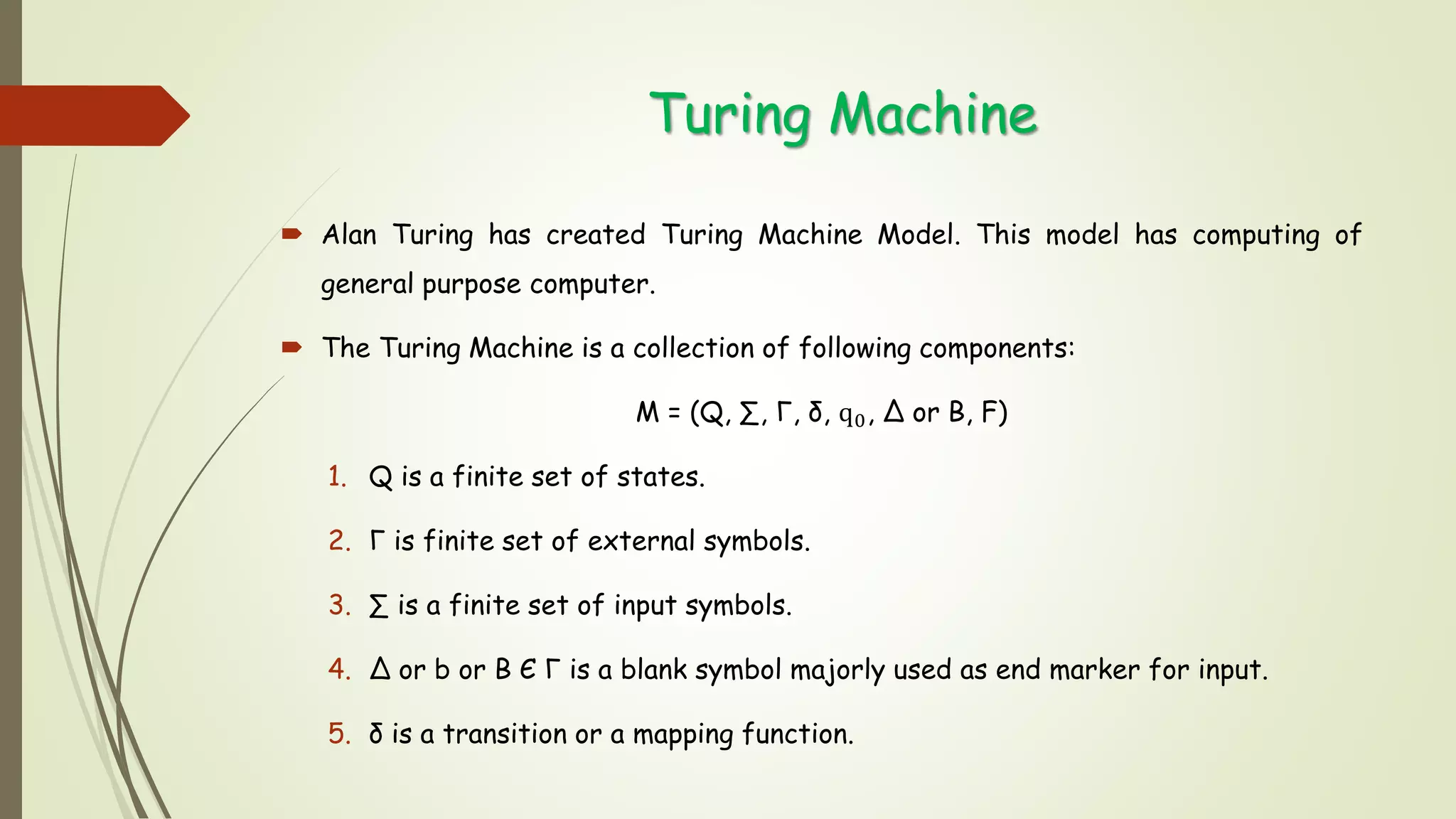 Church Turing Thesis | PPTX