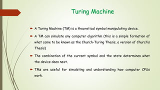 Church Turing Thesis | PPTX