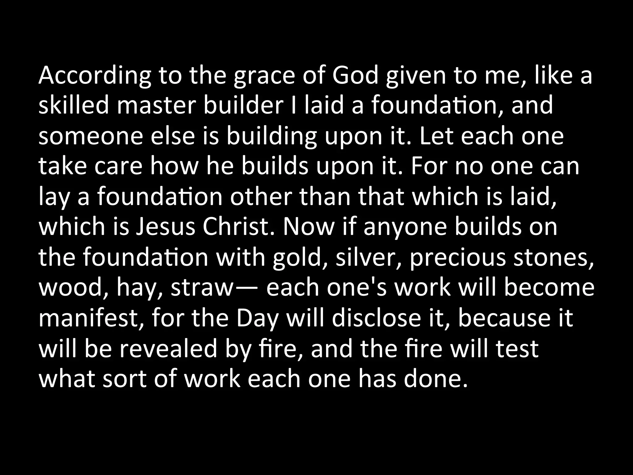 Church Under Construction Slides, 9/7/14 | PPT