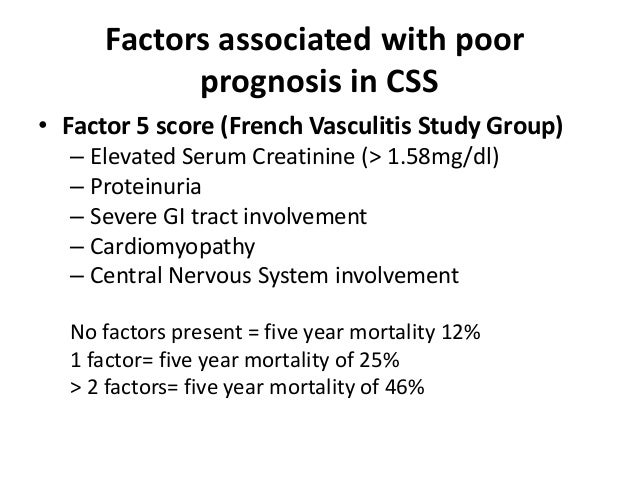 Churg strauss syndrome