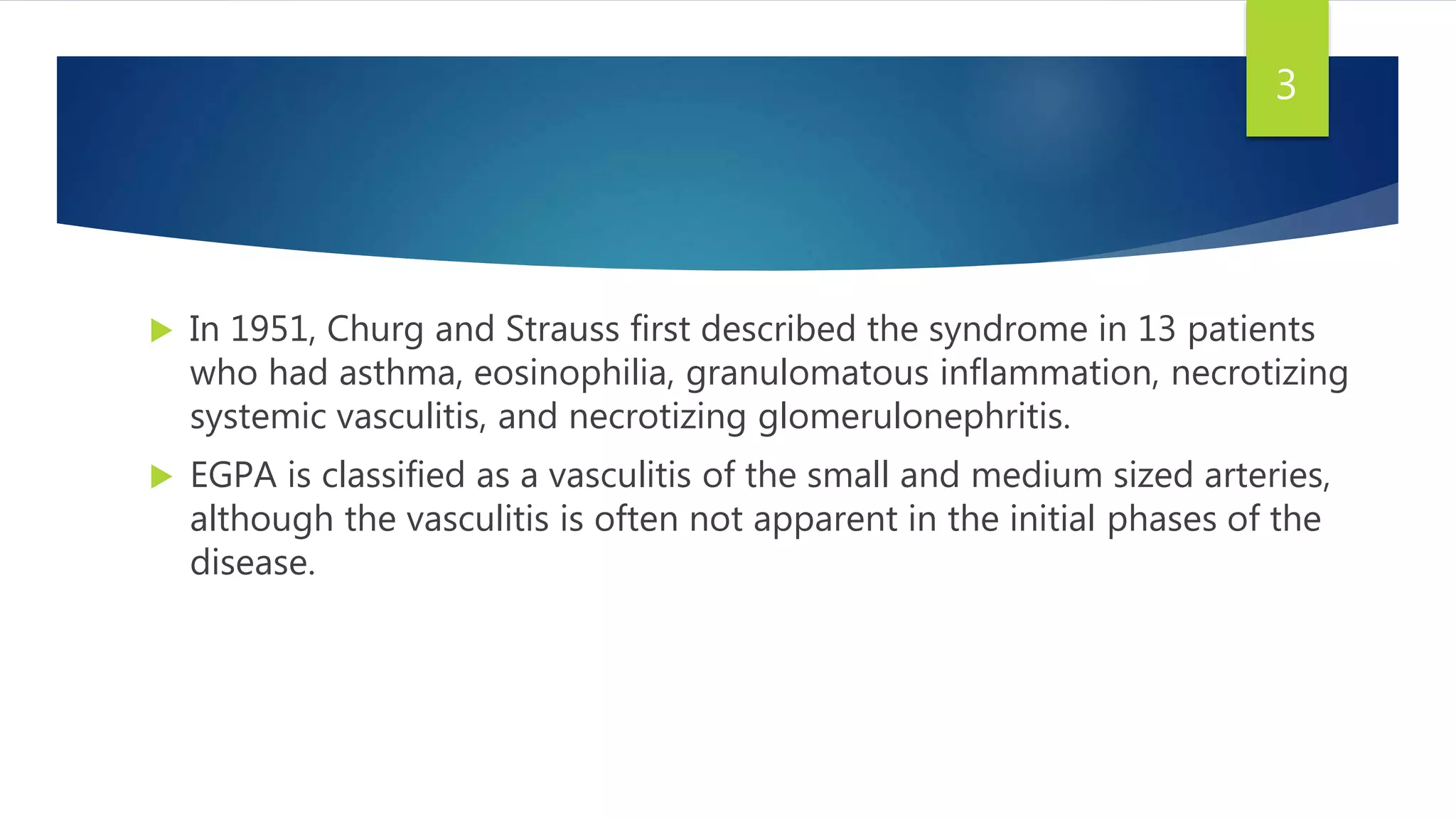 Churg -Strauss syndrome | PPTX