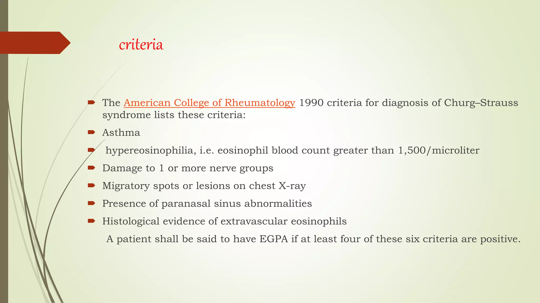 Churg strauss syndrome | PPTX