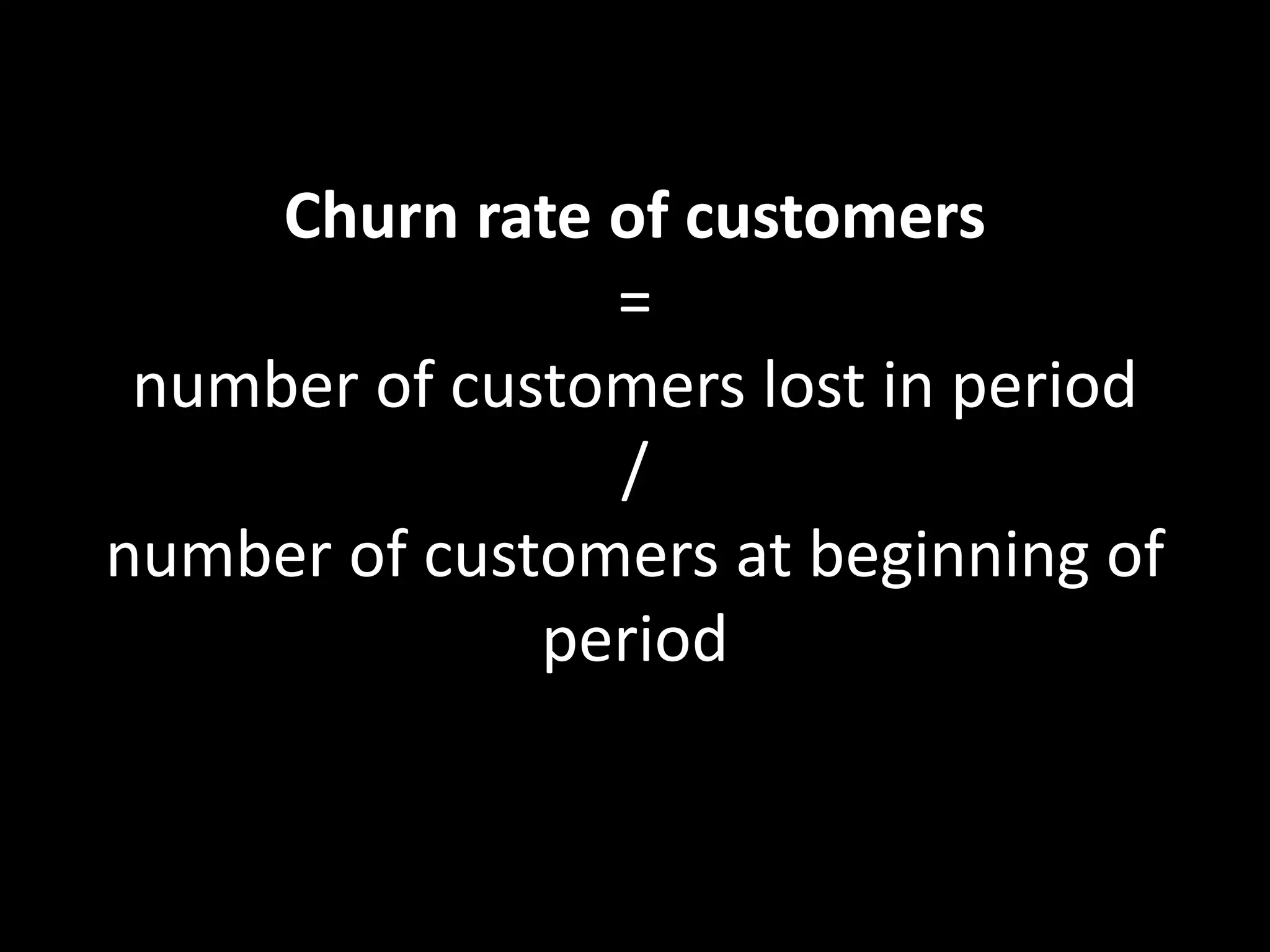 Churn - definition and calculations (SIMPLE EXPLANATION) | PPTX