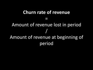 Churn - definition and calculations (SIMPLE EXPLANATION) | PPT