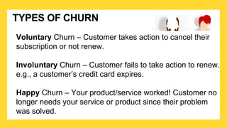 Churn and Customer LIfetime Value | PPTX