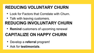 Churn and Customer LIfetime Value | PPTX