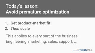 Churn and what it says about product/market fit | PPT