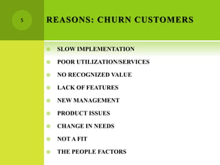 Churn customer analysis | PPTX