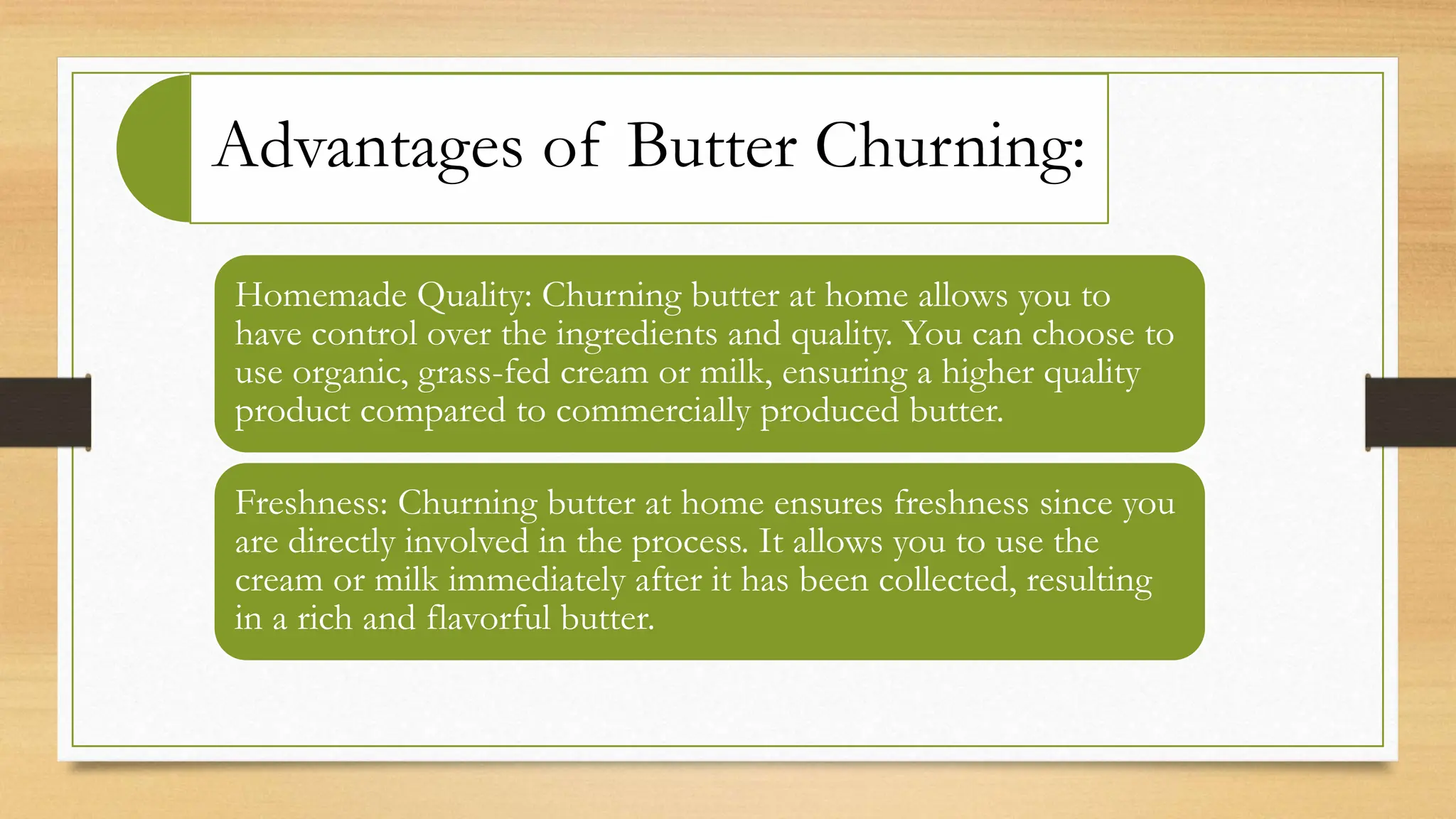 Churning of Butter, Factors affecting . | PPTX