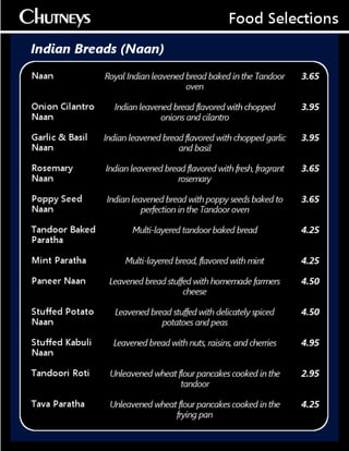 Chutneys.bellevue.menu