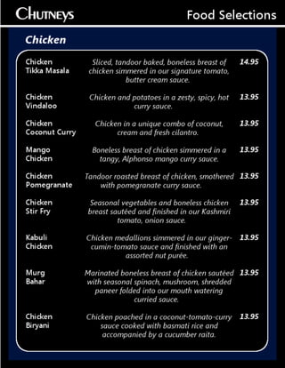 Chutneys.bellevue.menu